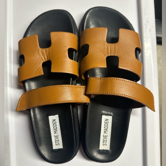 Steve Madden | Shoes | Nwob Steve Madden Mayven Sandal In Cognac Size 7 ...